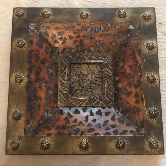 Accents | Distressed Copper Color Decorative Tray | Poshmark